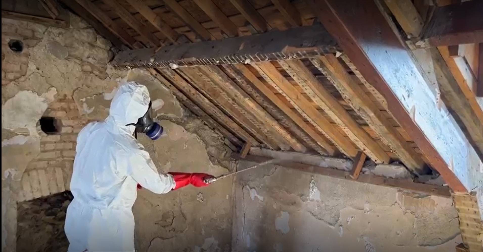 Traitement des bois par pulvérisation